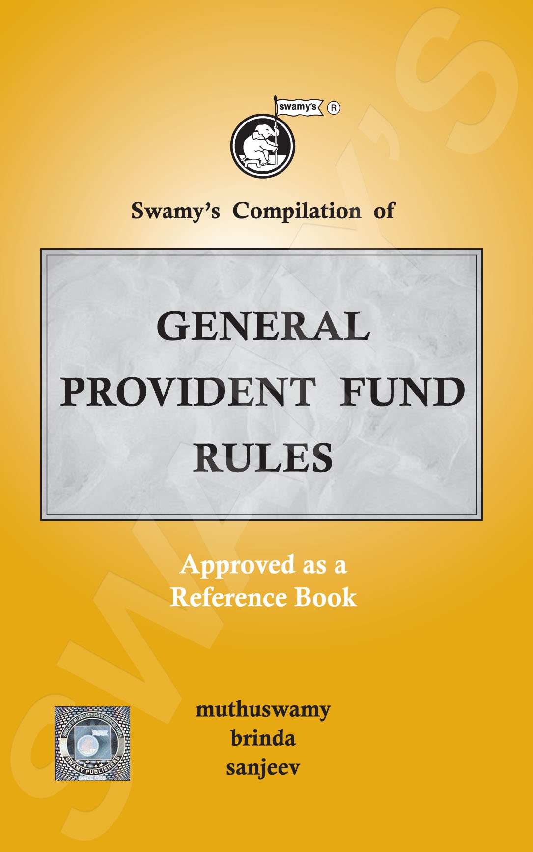 Swamy's Compilation of General Provident Fund Rules - EBC Webstore
