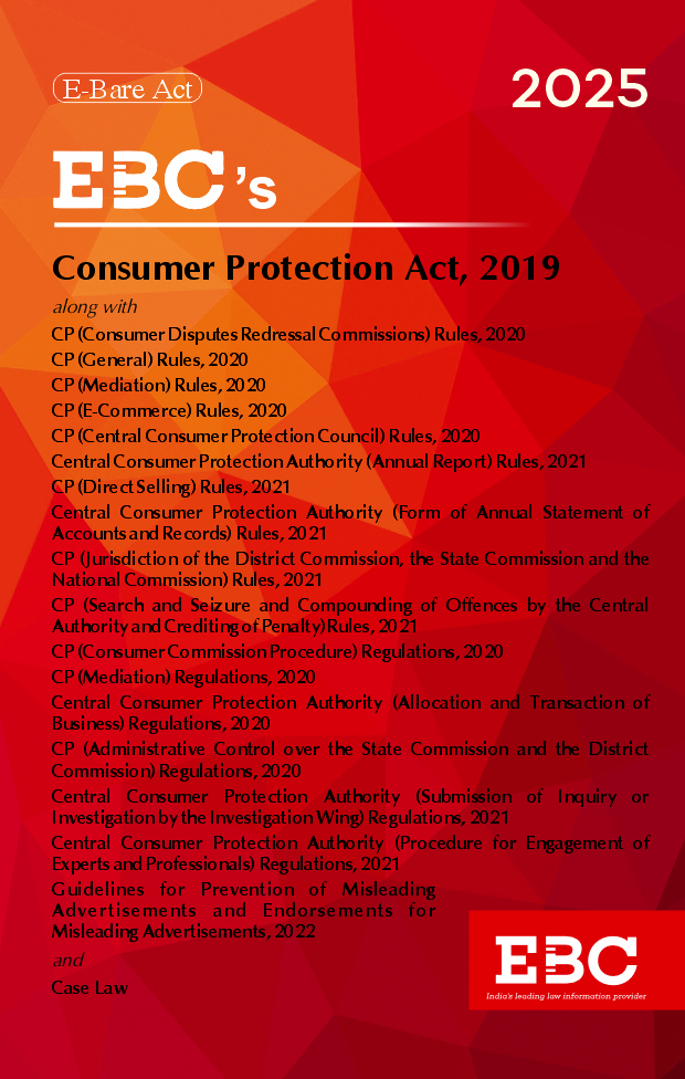 Consumer Protection Act, 2019 (eBare Act) (Only eBook version available)