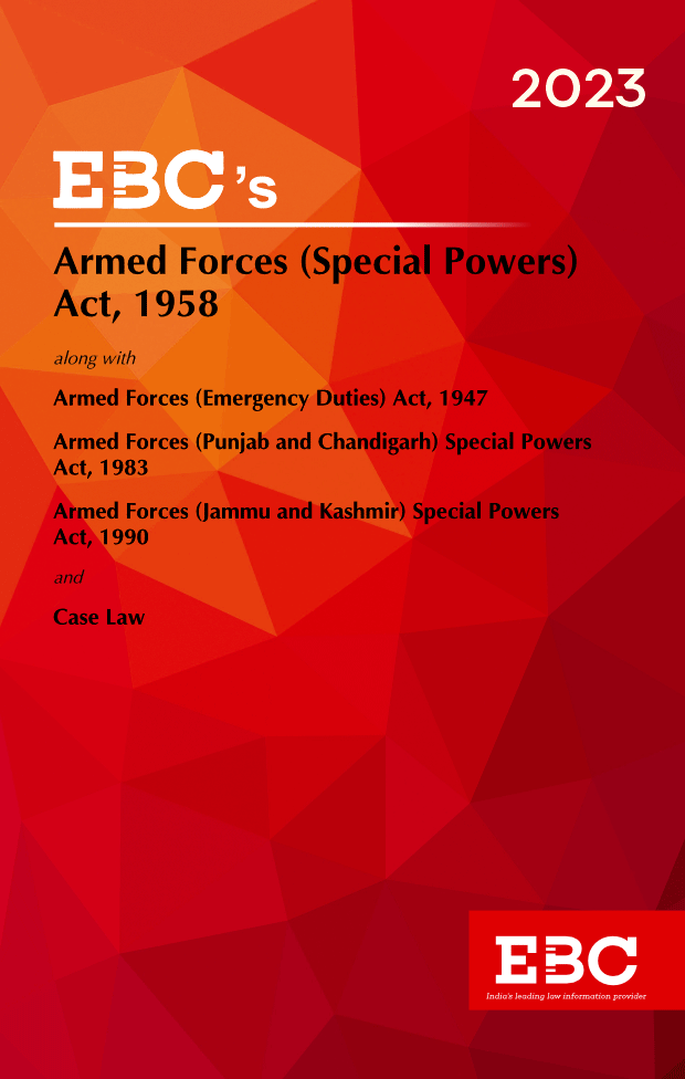 Armed Forces (Special Powers) Act, 1958 Bare Act (Print/eBook)