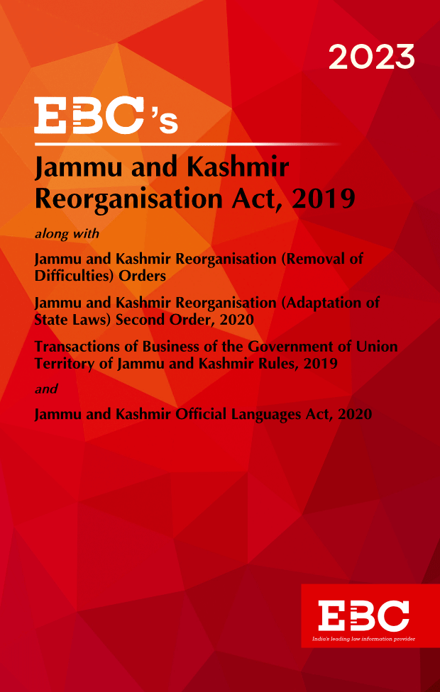 Jammu and Kashmir Reorganisation Act, 2019Bare Act (Print/eBook)
