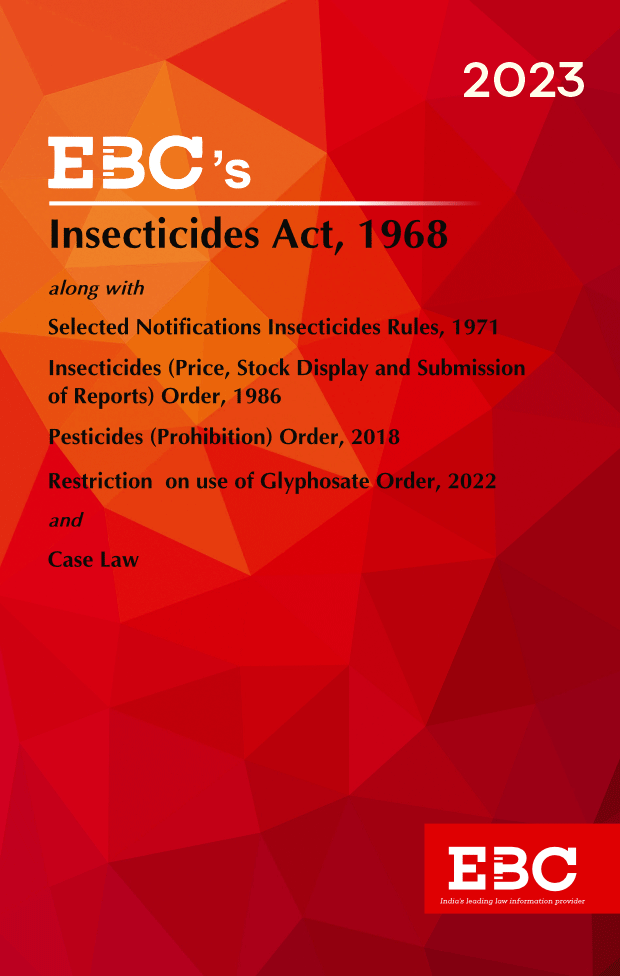 Insecticides Act, 1968 Bare Act (Print/eBook)