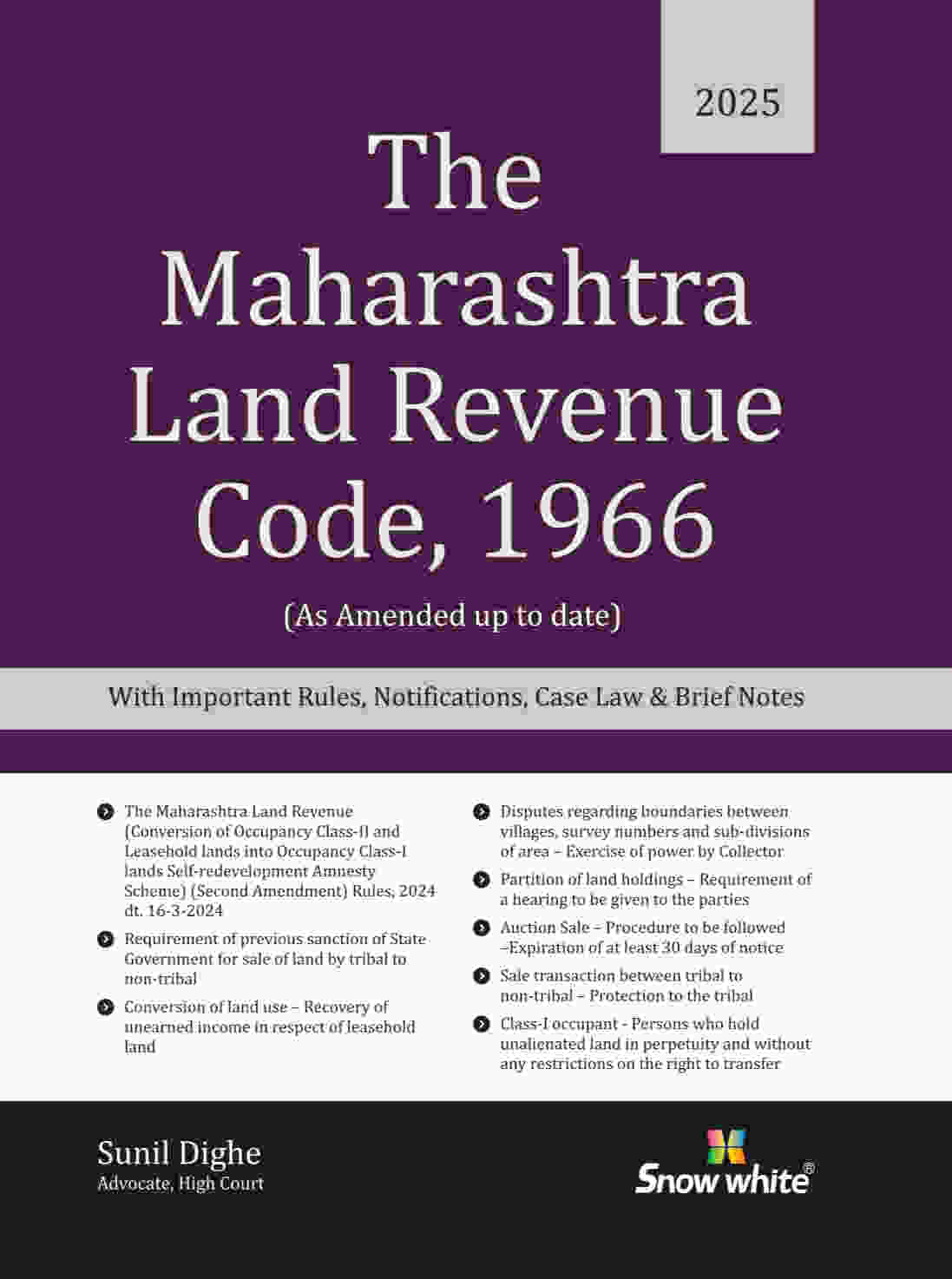 The Maharashtra Land Revenue Code, 1966