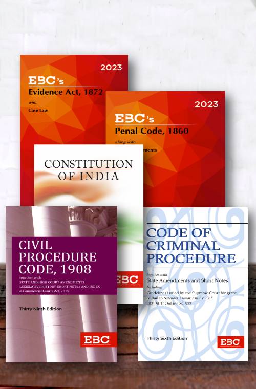 EBC's Core Bare Acts Collection (CPC, CrPC, IPC, Constitution and ...