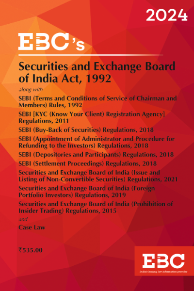 Securities and Exchange Board of India Act, 1992Bare Act (Print/eBook)
