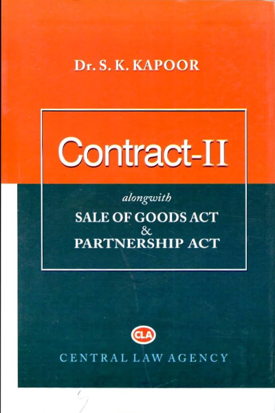 Contract-II Alongwith Sale of Goods Act & Indian Partnership Act