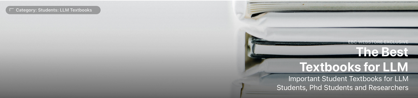 LLM Textbooks : Law Students Series : STUDENTS - EBC Webstore