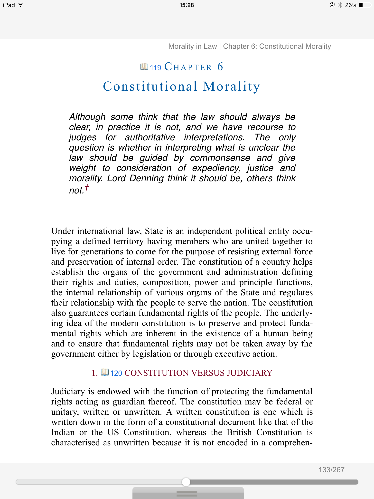 Morality In Law