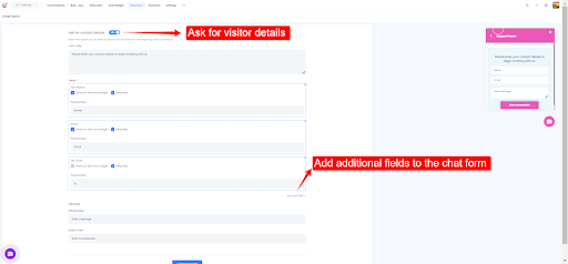 Livechat in EngageBay