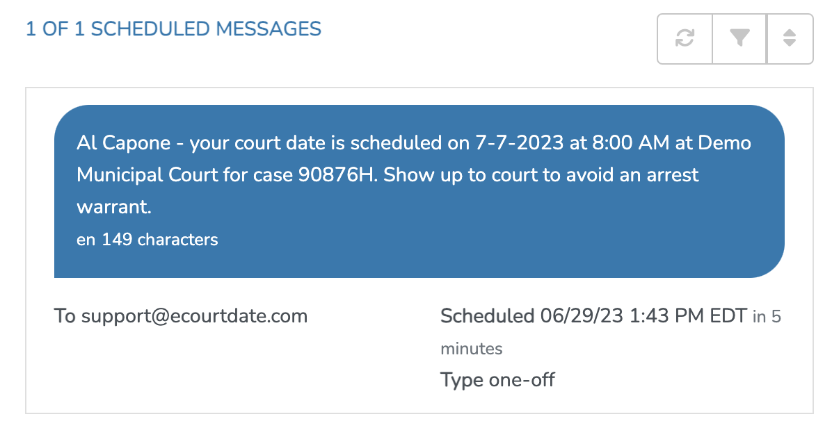 How to Send a One-off Message