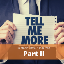 Data Storytelling Series, Part II: In Medias Res