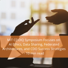 CDO Success Strategies and Themes at MIT CDOIQ 2021