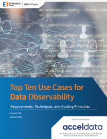 Top Ten Use Cases for Data Observability: Requirements, Techniques, and Guiding Principles