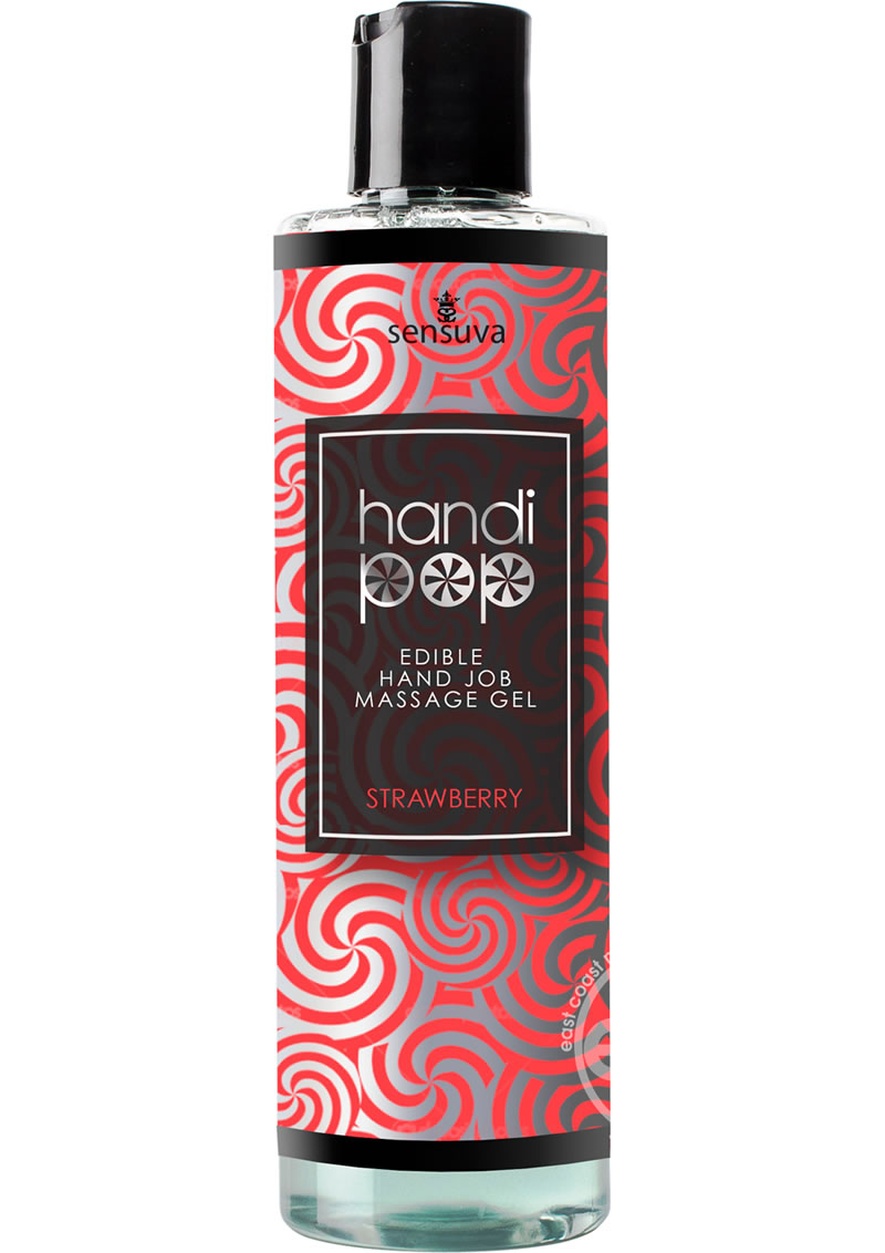 Handi Pop Edible Hand Job Massage Gel Strawberry 4.2oz 855559007341| eBay
