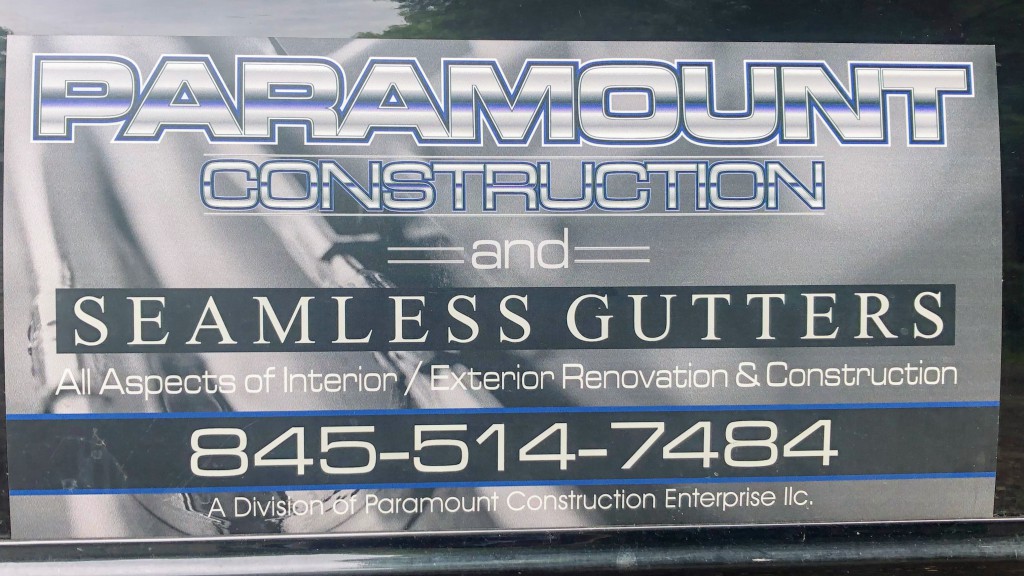 Paramount Construction And Seamless Gutters