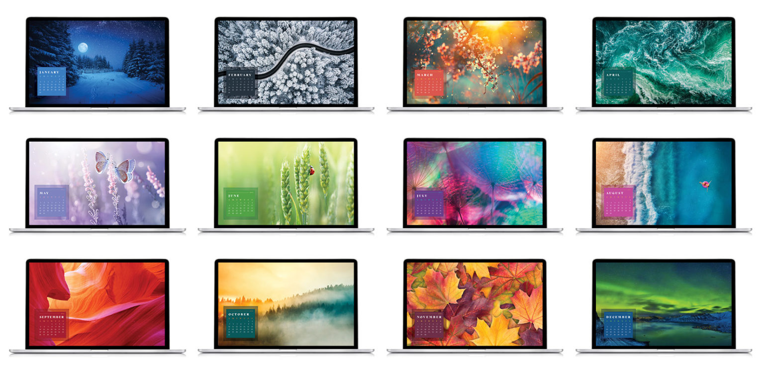 FREE 2021 Desktop Wallpaper and Printable Calendars