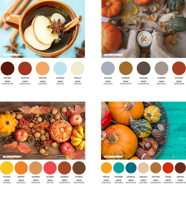 Fall Color Palette Inspirations For 2021 | Graphic Design