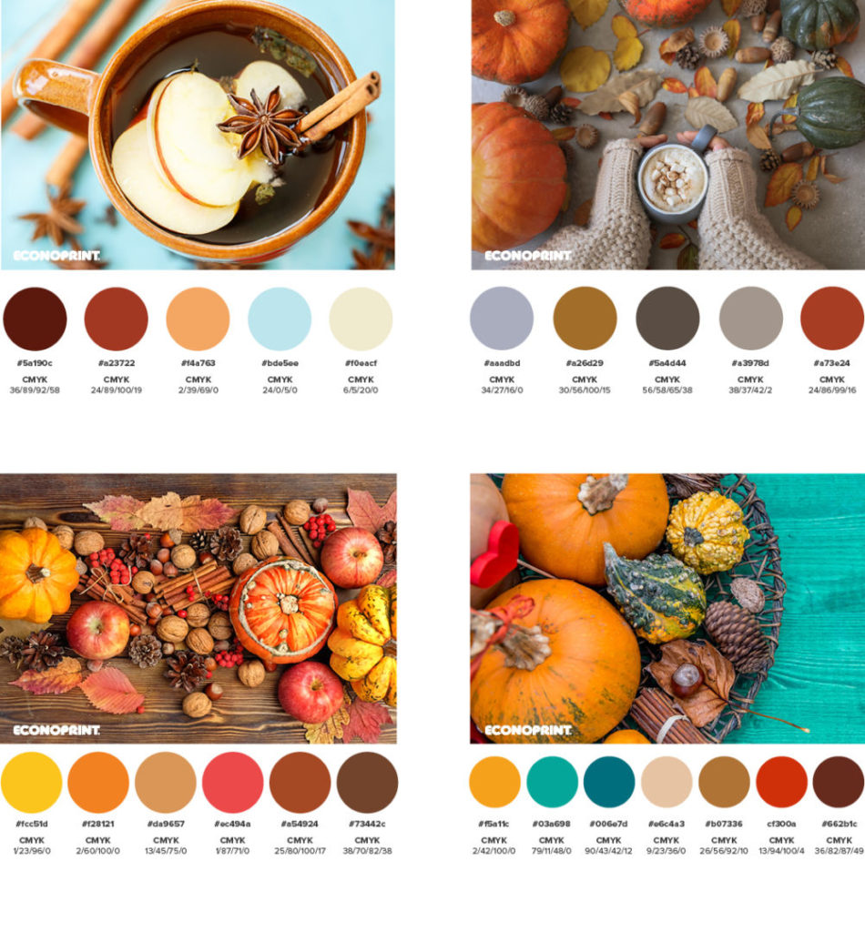 Fall Color Palette Inspirations For 2021 | Graphic Design