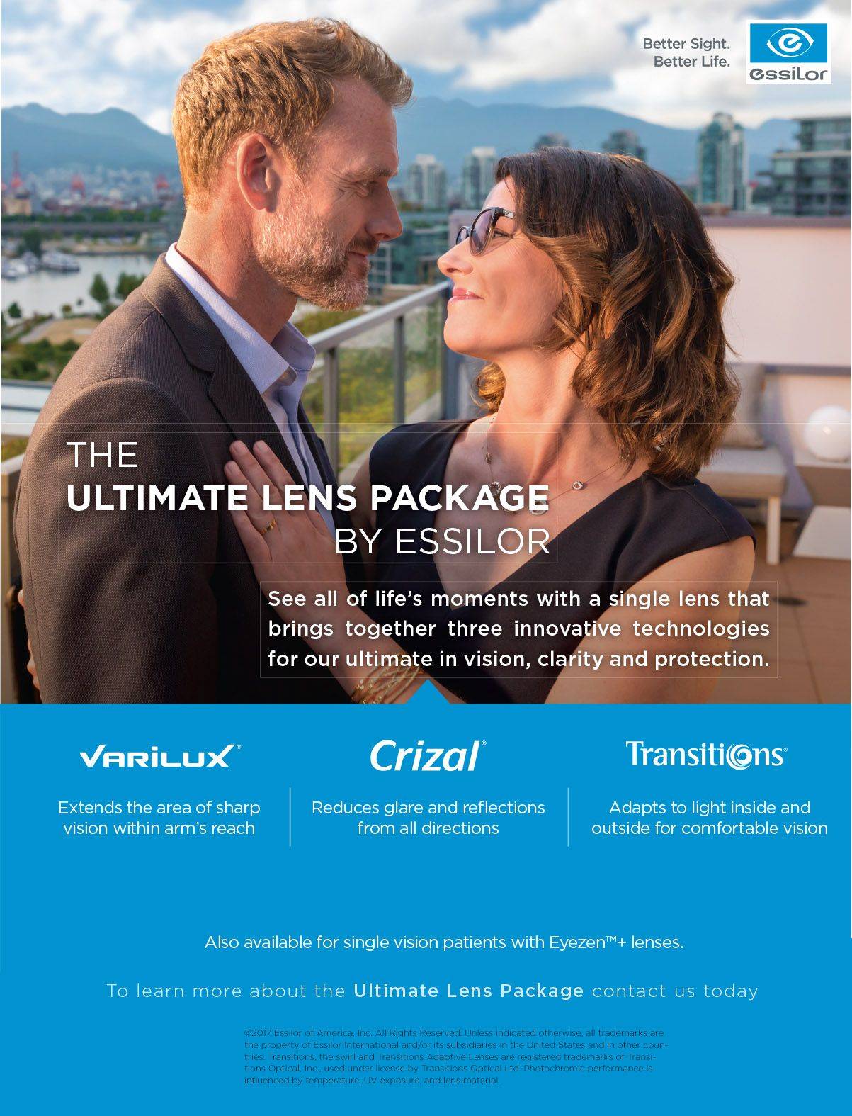 Essilor – The Ultimate Lens Package | Exceptional Vision