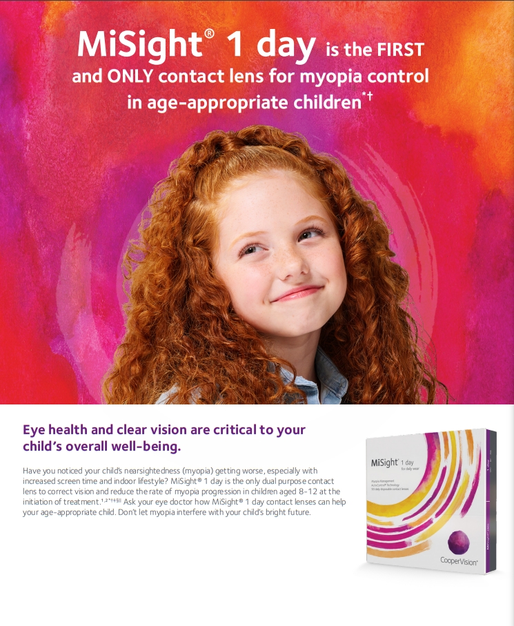 Learn about MiSight | Children’s Myopia