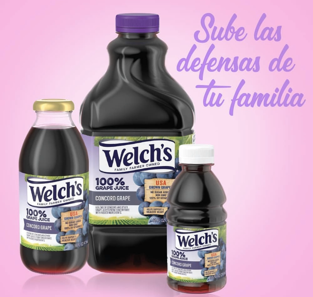JUGO WELCH´S DE UVAS 100% JUGO 64 OZ