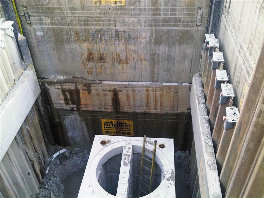 Manholes With Slide Rail Shoring Help With Challenging Project :: Story ...
