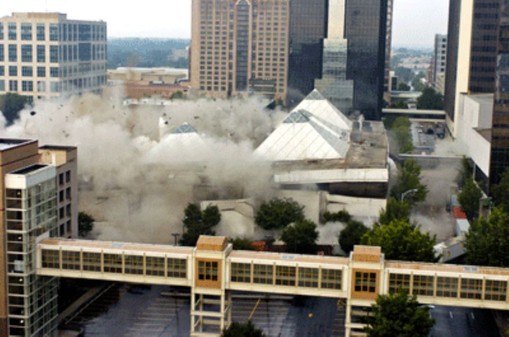 Charlotte Convention Center Crumbles Into History Books :: Story ID ...
