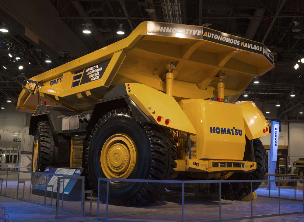 Komatsu Unveils Autonomous Haulage Vehicle at MINExpo 2016 :: Story ID ...