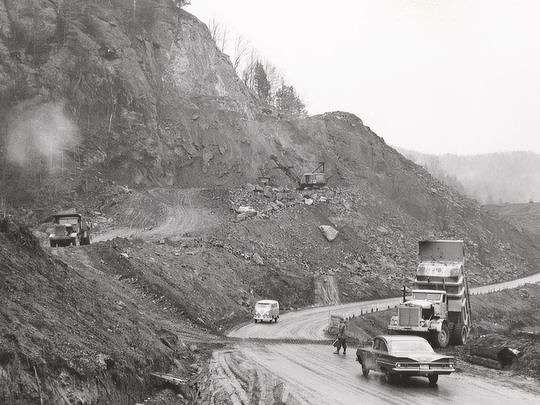 First Interstate Highway Built