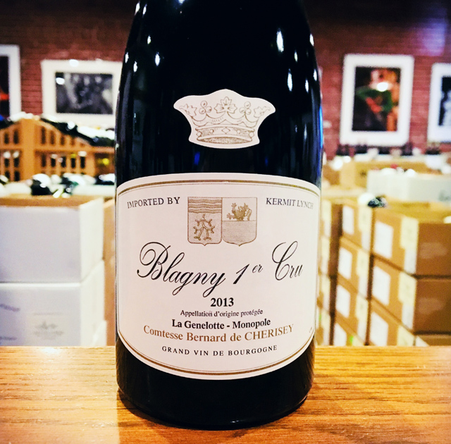 2013 Blagny Rouge 1er Cru “La Genelotte” Comtesse de Chérisey - Kermit ...