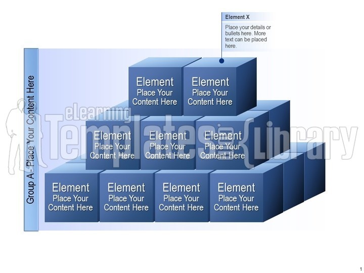 Building Blocks Graphic for PowerPoint Presentation Templates