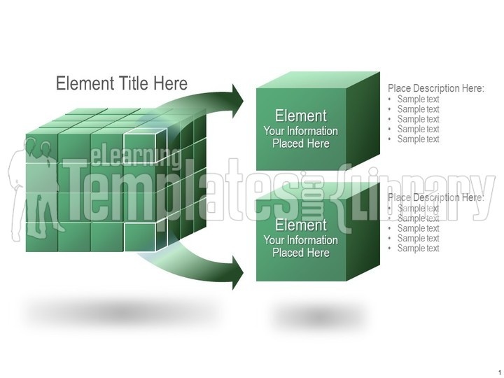 Building Blocks Graphic for PowerPoint Presentation Templates
