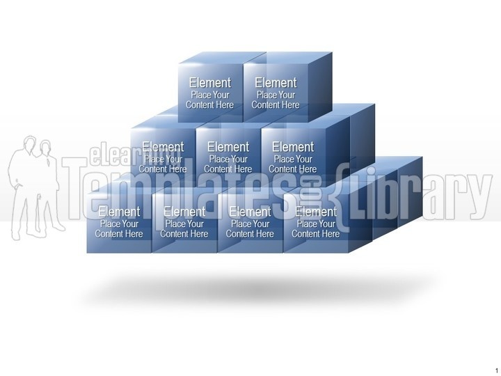 Building Blocks Graphic for PowerPoint Presentation Templates