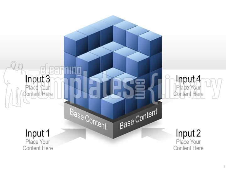 Building Blocks Graphic for PowerPoint Presentation Templates