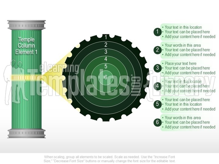 Cross Sections Graphic for PowerPoint Presentation Templates