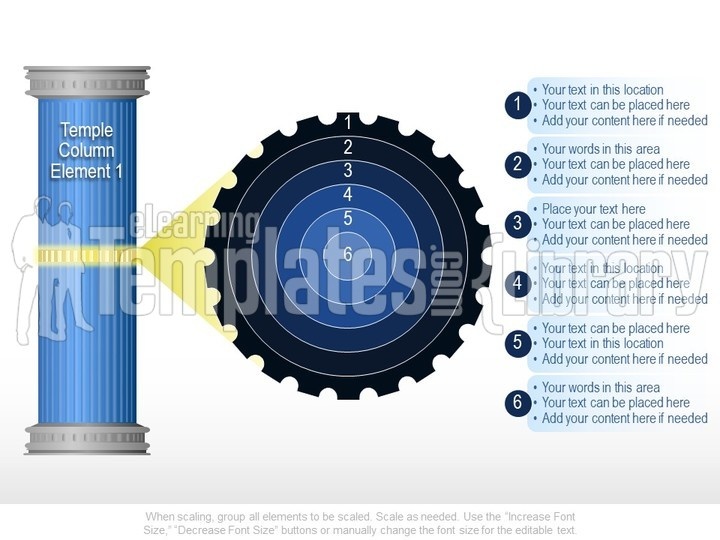 Cross Sections Graphic for PowerPoint Presentation Templates