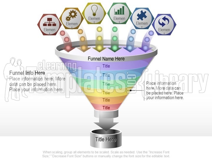 Funnel Graphics Graphic for PowerPoint Presentation Templates