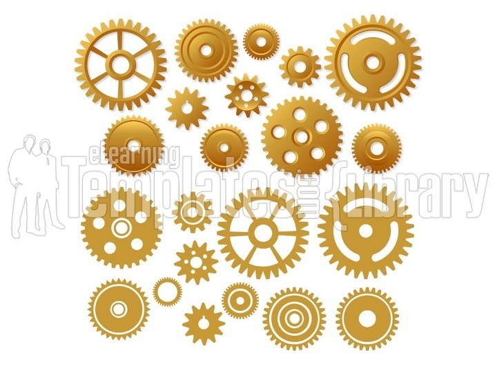 Gear Graphics Graphic for PowerPoint Presentation Templates