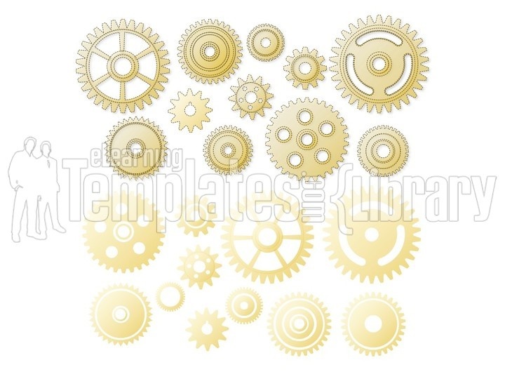 Gear Graphics Graphic for PowerPoint Presentation Templates