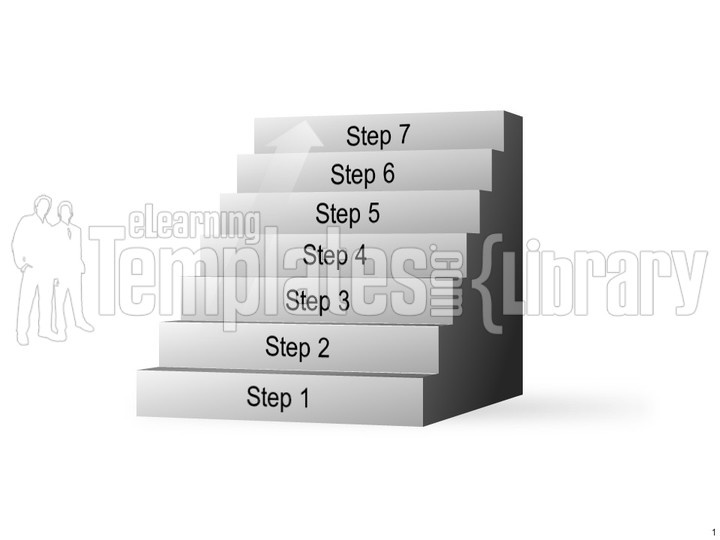 Stair Graphics Graphic for PowerPoint Presentation Templates