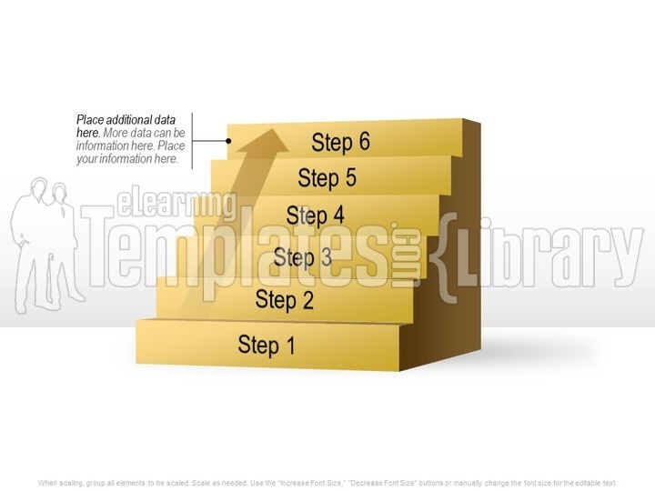 Stair Graphics Graphic for PowerPoint Presentation Templates