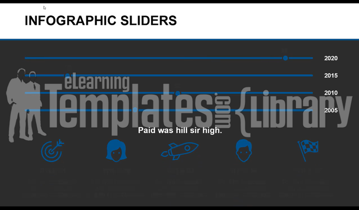 Cobalt Style Infographic Sliders - PowerPoint