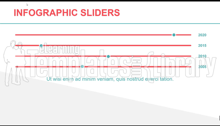 Apple Tree Style Infographic Sliders - PowerPoint