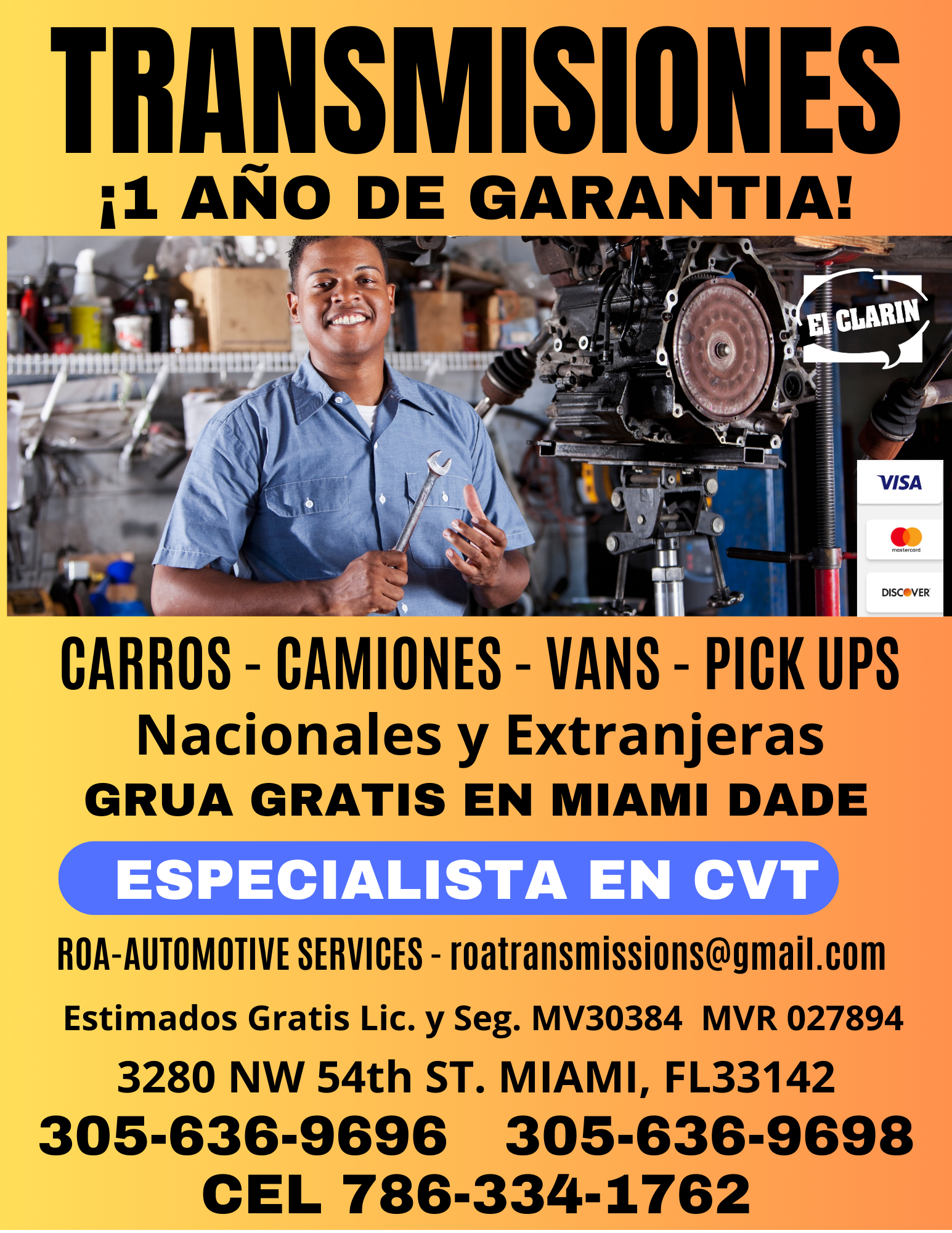 El Clarin: Anuncios clasificados en Miami
