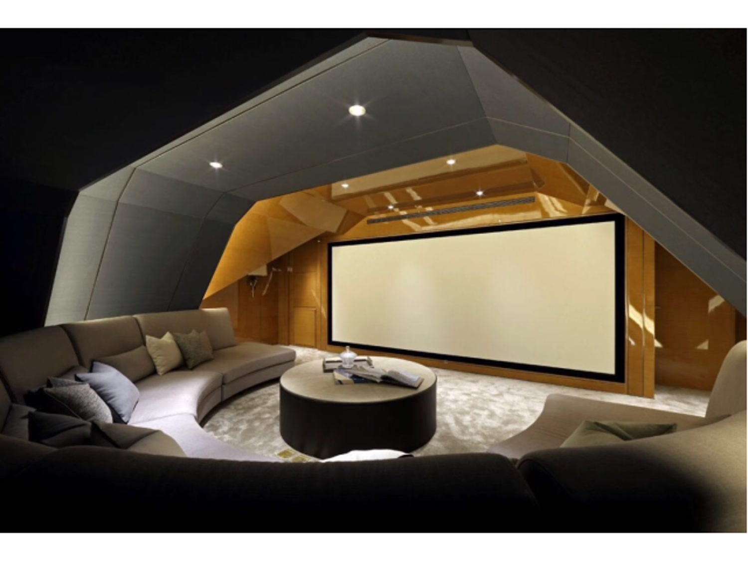 Shanghai Surprise: Unusual attic morphs into a home theater.