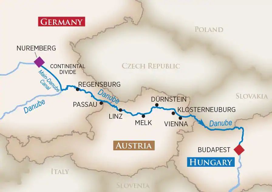 Legendary Danube: Germany to Budapest AMA Waterways River Cruise (8 ...