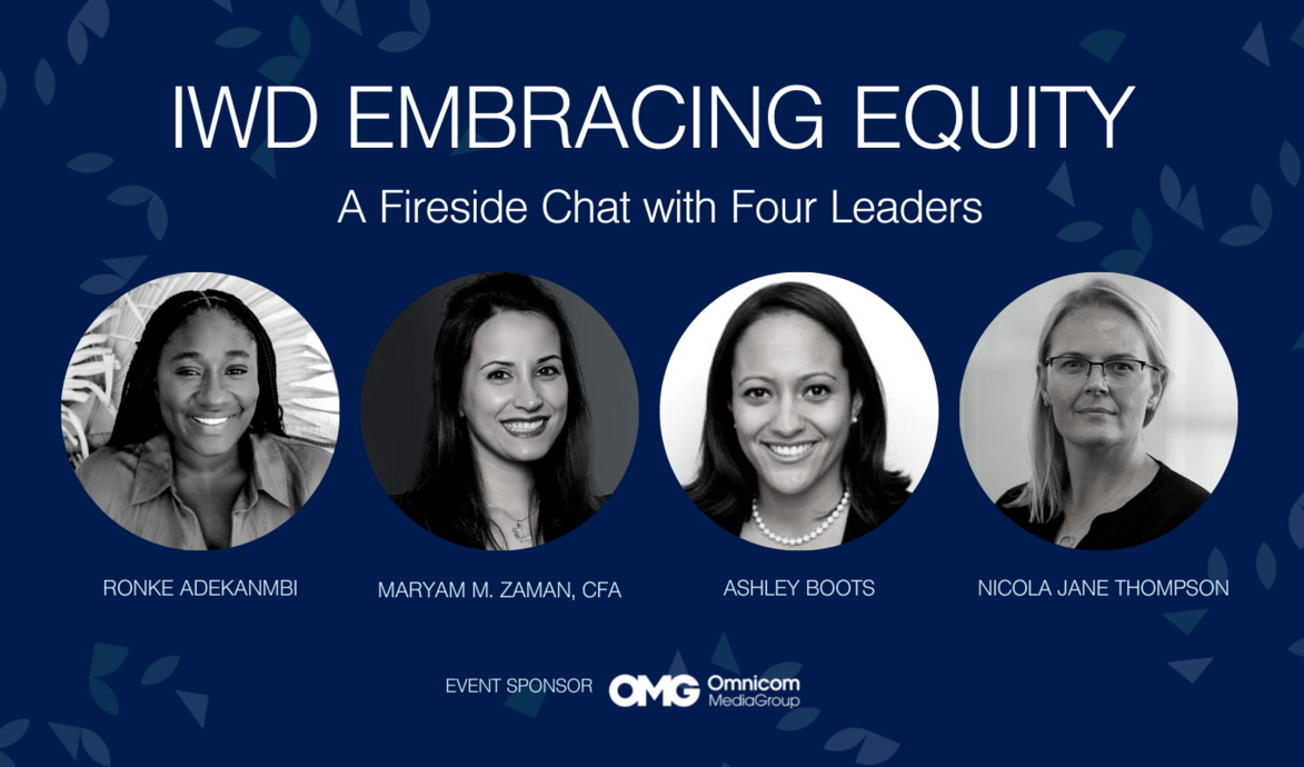 IWD Embracing Equity: A Fireside Chat with Four Leaders | Ellevate