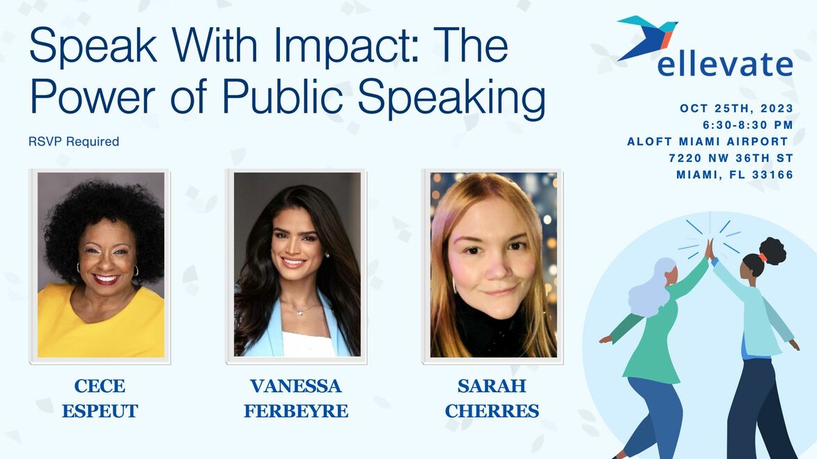 Speak with Impact: The Power of Public Speaking | Ellevate