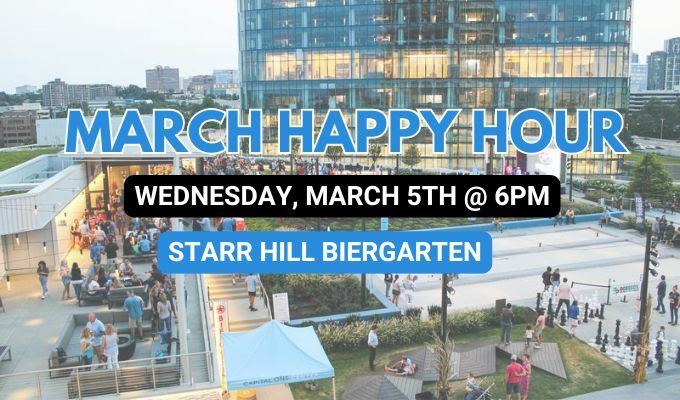 Ellevate DC | March Happy Hour | Starr Hill Biergarten | Ellevate
