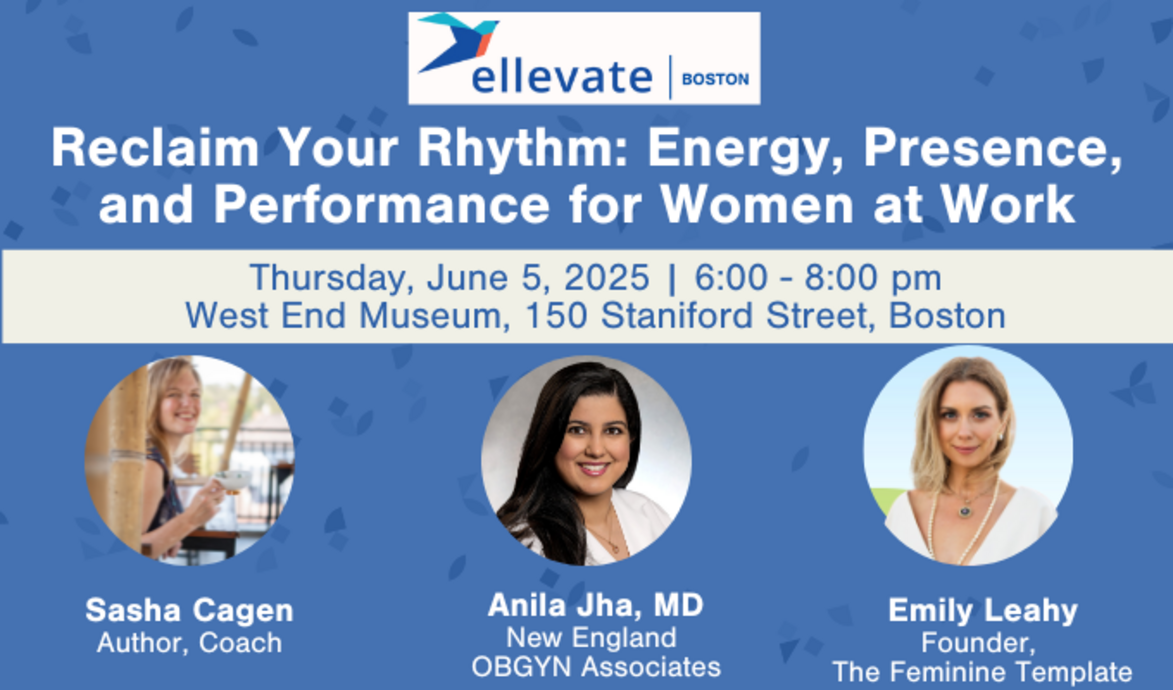 Boston In-Person: Reclaim Your Rhythm: Energy, Presence, and Performance for Women at Work ...