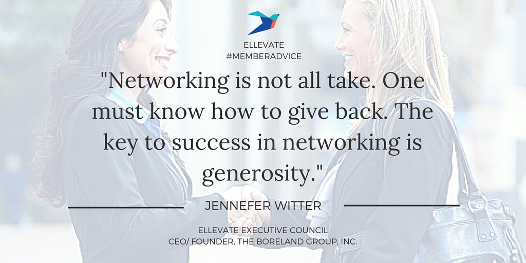 Member Advice: Networking | Ellevate